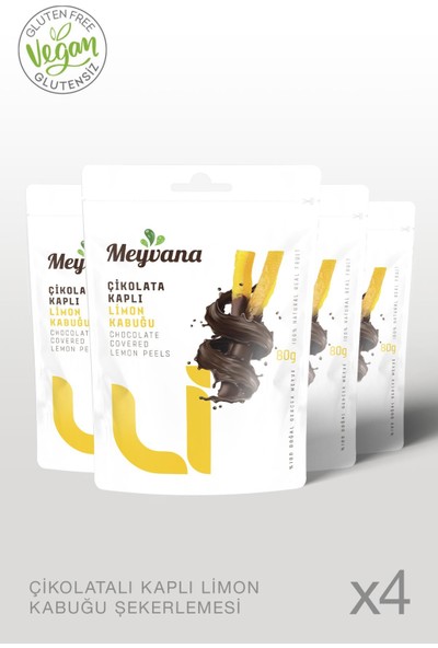 Meyvana Bitter Çikolata Kaplı Limon Çubukları X4 Meyvana Bitter Çikolata Kaplı Limon Çubukları X4