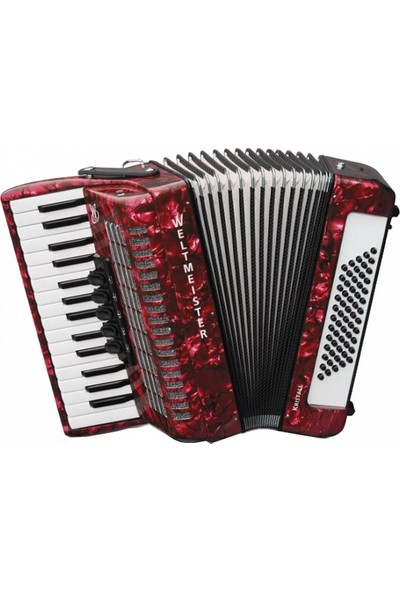 Exotic Home Akordeon Weltmeister Kristall 30/60/ııı/5 Kırmızı WM-01010568