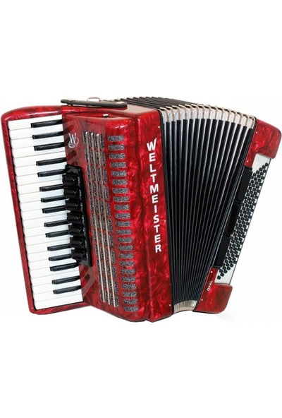 Exotic Home Akordeon Weltmeister Opal 37/96/ııı/7/3 Kırmızı WM-01012105