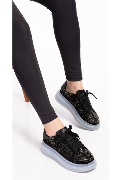 Guja Kadın Taşlı Tüllü Comfort Sneaker