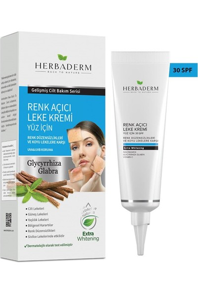 Herbaderm Renk Açıcı Leke Kremi Yüz Için 55 ml Herbaderm Renk Açıcı Leke Kremi Yüz Için 55 ml