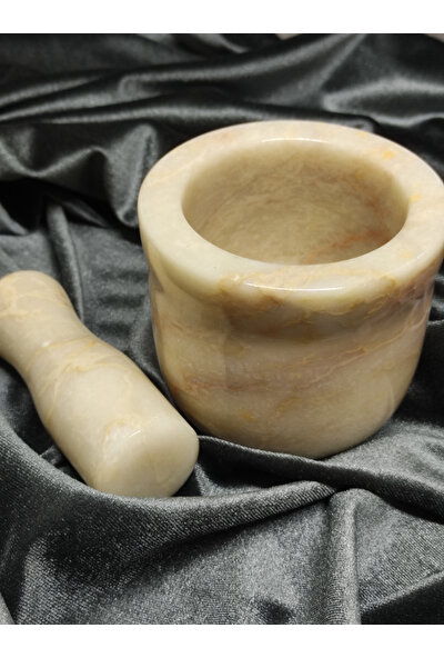 Pergamon Mermer Havan Bal Mermeri Gerçek Mermer Pergamon Mermer Havan Bal Mermeri Gerçek Mermer
