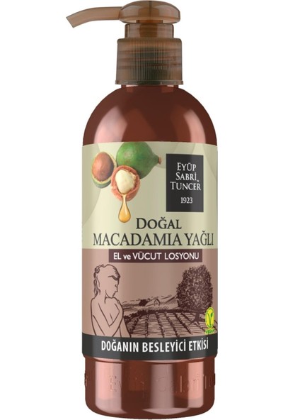 Eyüp Sabri Tuncer Doğal Macadamia Yağlı El ve Vücut Losyonu 250 ml Eyüp Sabri Tuncer Doğal Macadamia Yağlı El ve Vücut Losyonu 250 ml
