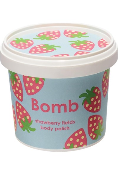 Bomb Cosmetics Strawberry Fields Vücut Peeling 375 gr Bomb Cosmetics Strawberry Fields Vücut Peeling 375 gr
