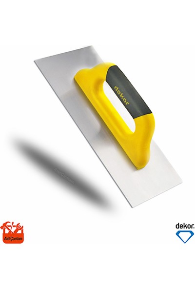 Dekor Alçı Malası Yay Çeliği 50 cm Kapalı Sap