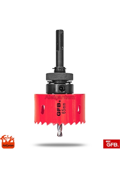 Gfb Bi Metal Panç Metal Testere 40 mm + Sds Kanallı Adaptör Gfb Bi Metal Panç Metal Testere 40 mm + Sds Kanallı Adaptör