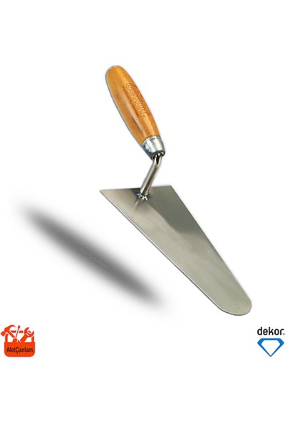 Dekor Beton Sıva Malası 26 cm Ahşap Saplı Dekor Beton Sıva Malası 26 cm Ahşap Saplı