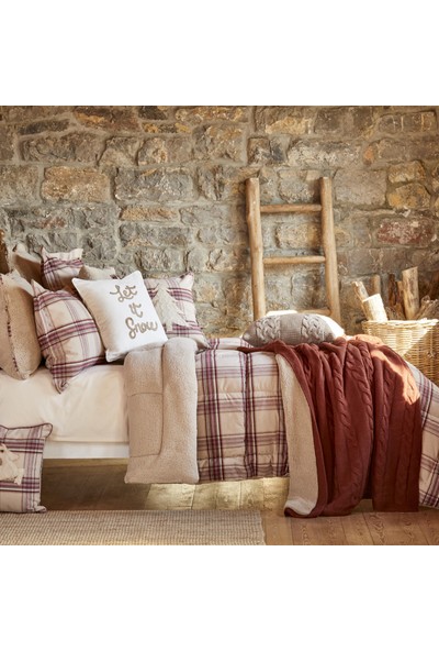 Karaca Home Woodland Bej Tek Kişilik Cozy Comfort Set