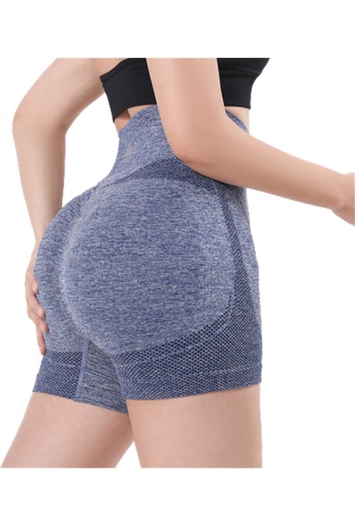 Huanhuan Store Kadın Egzersiz Yoga Şortları Koşu Şortları Elastik Fitness Ince Şortları (Yurt Dışından)