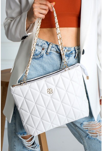 Tagga Kapitone Desen Kadın Omuz Çantası