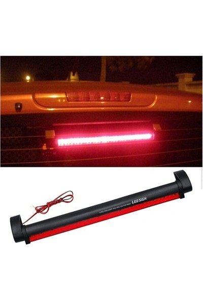 Balp Arka Cam Fren Lambası 24 Ledli 12 Volt LED Stop Lambası Kırmızı Balp Arka Cam Fren Lambası 24 Ledli 12 Volt LED Stop Lambası Kırmızı