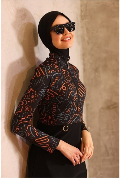 Tesmay 2142 Likralı Tesettür Mayo