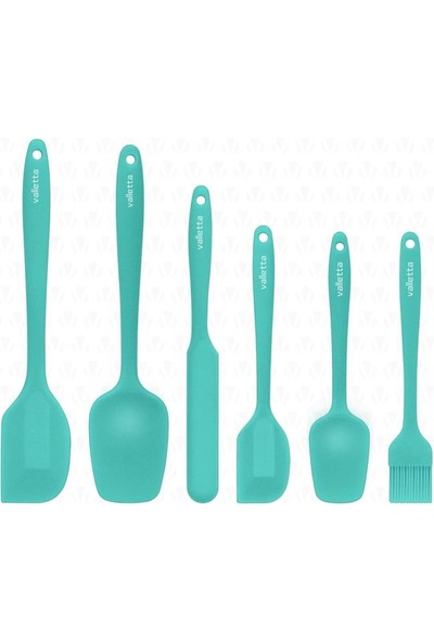 Valletta Drongo 6'lı Spatula Set Turkuaz