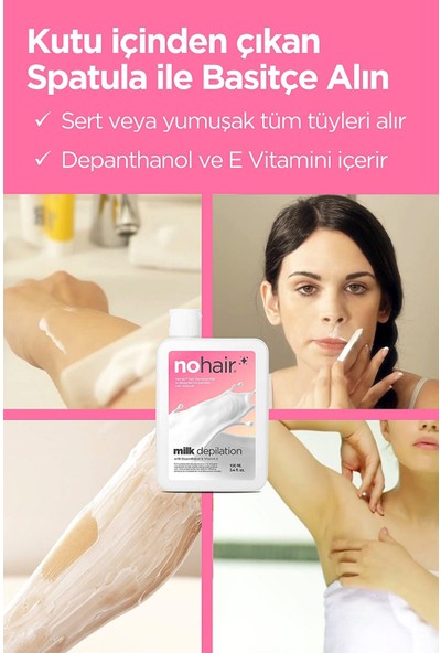 Nohair No Hair Tüy Dökücü Süt - Kadın