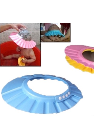 Bebek Banyo Şapkası Mavi