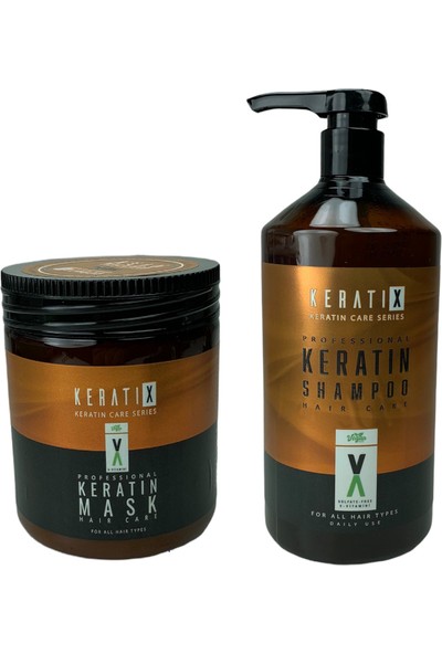 Keratix Professıonal Keratin Care Hızlı Uzama Etkili Onarıcı Saç Bakım Seti Şampuan Maske Keratix Professıonal Keratin Care Hızlı Uzama Etkili Onarıcı Saç Bakım Seti Şampuan Maske