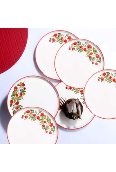 Porsima Tokyo 20 cm 6lı Pasta Tabağı Porsima Tokyo 20 cm 6lı Pasta Tabağı