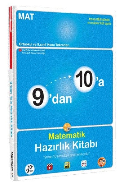 Tonguç Akademi Yayınları 9'dan 10'a Matematik Hazırlık Kitabı Tonguç Akademi Yayınları 9'dan 10'a Matematik Hazırlık Kitabı