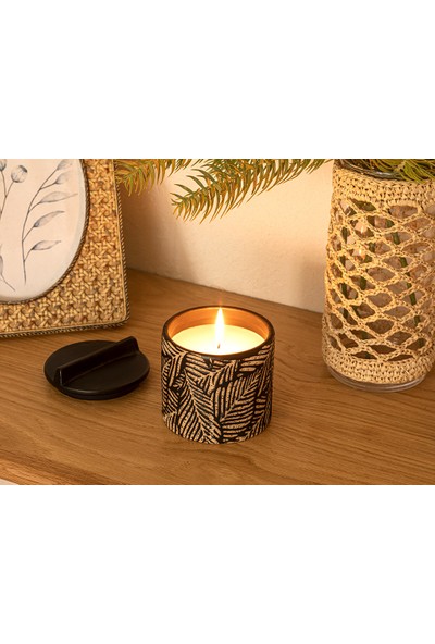 English Home Leaf Kokulu Mum Siyah 260 gr