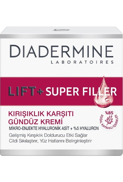 Diadermine Lift+ Super Filler Gündüz Kremi 50 ml Diadermine Lift+ Super Filler Gündüz Kremi 50 ml