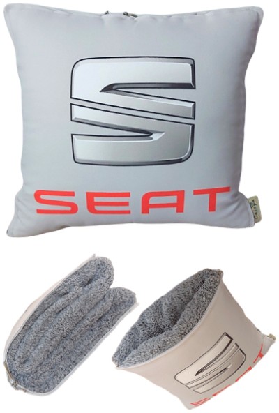 Caisya Butik Seat Baskılı Opsiyonel Battaniyeli Yastık Caisya Butik Seat Baskılı Opsiyonel Battaniyeli Yastık