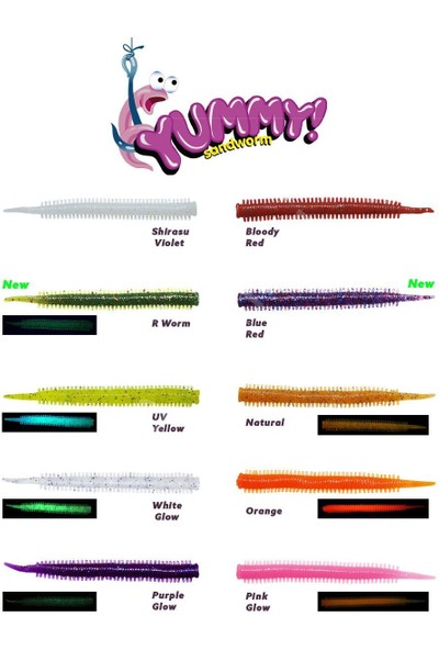 Fujın Yummy Sandworm 7cm Lrf Silikonu Fujın Yummy Sandworm 7cm Lrf Silikonu