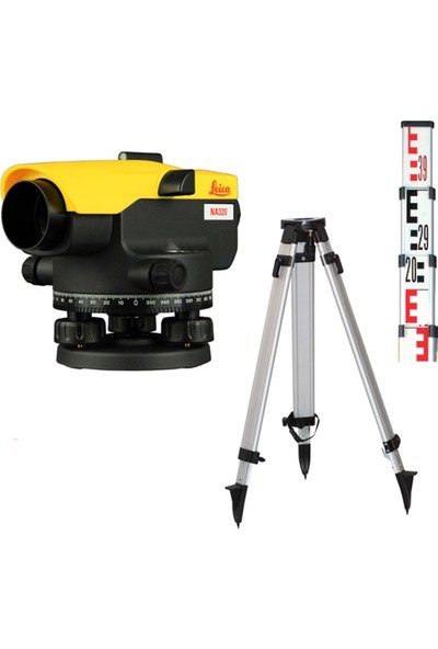 Leıca NE320 Optik Nivo + Tripot + Mira Leıca NE320 Optik Nivo + Tripot + Mira
