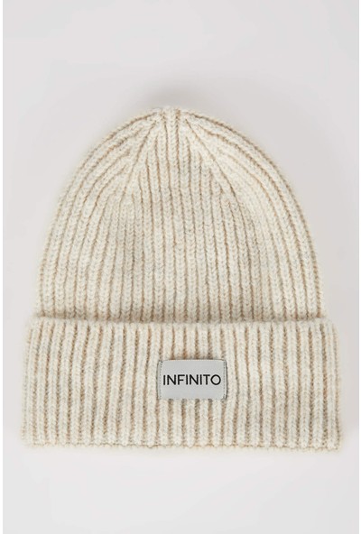 DeFacto Erkek İşlemeli Triko Bere U9177AZ22WN