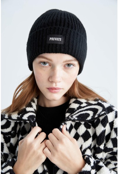 Kadın Dokuma Etiketli Jakarlı Triko BERE R7539AZ22WN Kadın Dokuma Etiketli Jakarlı Triko BERE R7539AZ22WN