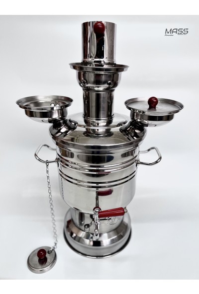 5 Litre Çelik Semaver ( Çift Demlik Koyma Yeri Vardır. ) 5 Litre Çelik Semaver ( Çift Demlik Koyma Yeri Vardır. )