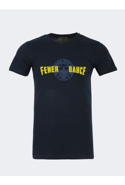 Fenerbahçe Erkek Tribün Flok Baskı T-Shirt
