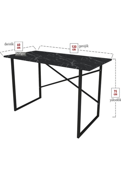 Bofigo 60X120 cm Çalışma Masası Bilgisayar Masası Ofis Ders Yemek Masası Bendir Bofigo 60X120 cm Çalışma Masası Bilgisayar Masası Ofis Ders Yemek Masası Bendir