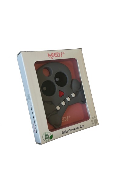 Keeds Skull Bebek Diş Kaşıyıcı Keeds Skull Bebek Diş Kaşıyıcı