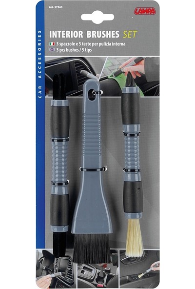 Lampa Araç Içi Detay Fırça Seti 3'lü 37363 Lampa Araç Içi Detay Fırça Seti 3'lü 37363