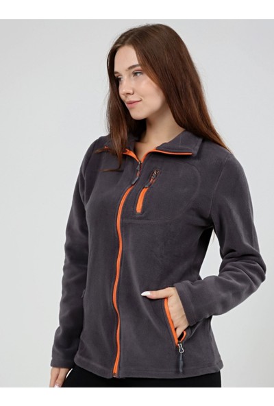 Genıus Store Kadın Polar Tam Fermuarlı Outdoor 3 Cepli Polar Ceket Genıus Store Kadın Polar Tam Fermuarlı Outdoor 3 Cepli Polar Ceket