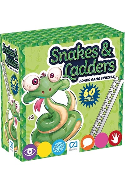 Ca Games +3 Yaş Snakes & Ladders 60 Parça Yer Puzzle (Ca Games) Ca Games +3 Yaş Snakes & Ladders 60 Parça Yer Puzzle (Ca Games)