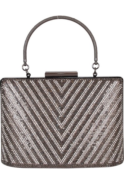 Axpe Kadın Axpe Kulplu Üçgen Taşlı Abiye Çanta 343 Üt