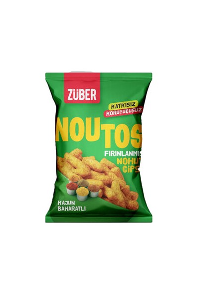Züber Noutos Fırınlanmış Nohut Cips Kajun Bah. Züber Noutos Fırınlanmış Nohut Cips Kajun Bah.
