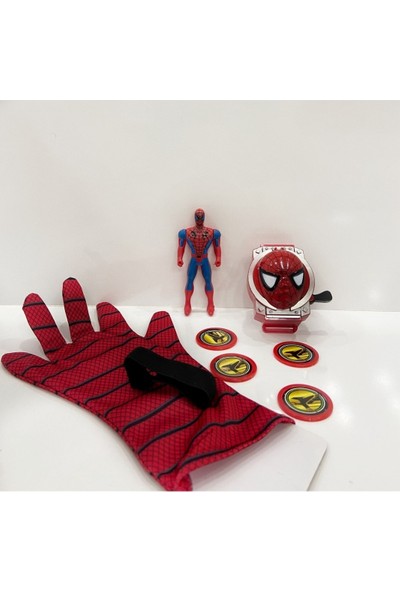 Kardelen Örümcek Adam Spiderman Disk Atan Eldiven Bileklik Karakterli Oyuncak Figür Seti Kardelen Örümcek Adam Spiderman Disk Atan Eldiven Bileklik Karakterli Oyuncak Figür Seti