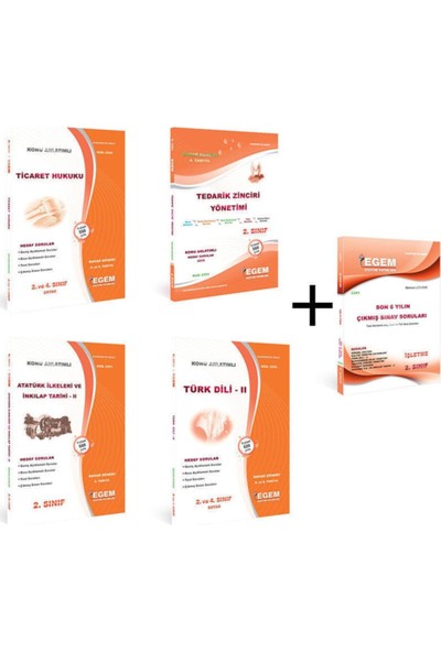 Egem Yayınları Aöf Işletme 2 Sınıf 4 Yarıyıl Bahar Dönemi Konu Anlatımlı ve Çıkmış Sorular Set Egem Yayınları Aöf Işletme 2 Sınıf 4 Yarıyıl Bahar Dönemi Konu Anlatımlı ve Çıkmış Sorular Set