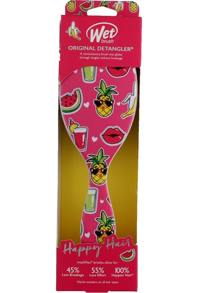 Wet Brush Happy Hair Smiley Pineapple Saç Fırçası Wet Brush Happy Hair Smiley Pineapple Saç Fırçası