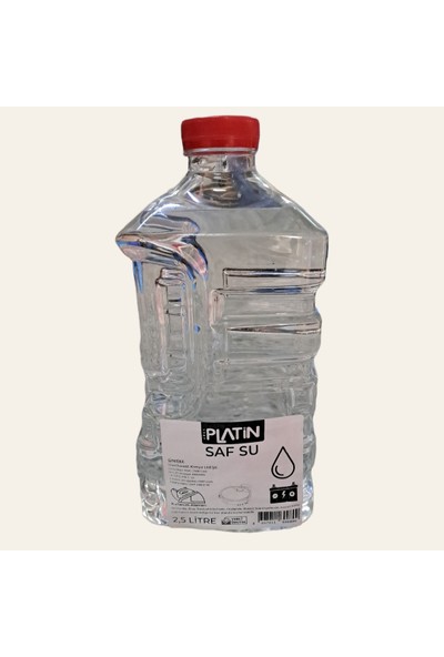 Platin Saf Su 2,5 Litre - Akü Suyu - Radyatör Suyu - Ütü Suyu - Robot Süpürge Suyu 2 Adet Platin Saf Su 2,5 Litre - Akü Suyu - Radyatör Suyu - Ütü Suyu - Robot Süpürge Suyu 2 Adet