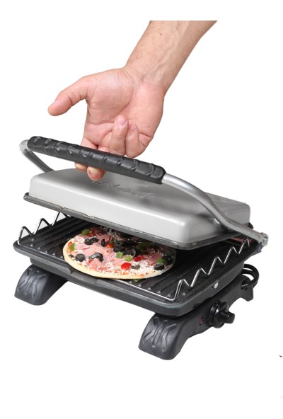 Dökümix Plus Organik Demir Döküm Izgara & Tost Makinası Gri Izgara Aparatlı&fırçalı Dökümix Plus Organik Demir Döküm Izgara & Tost Makinası Gri Izgara Aparatlı&fırçalı