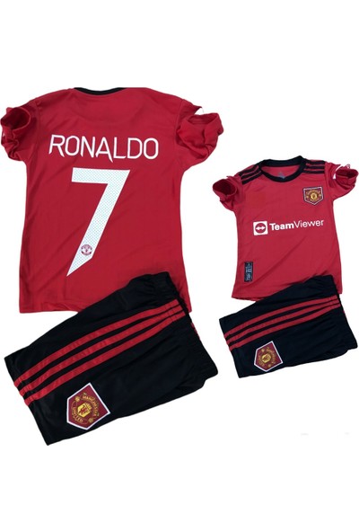 Mugees Ronaldo Çocuk Futbol Forması Tişört Takımı 4 Lü Set Mugees Ronaldo Çocuk Futbol Forması Tişört Takımı 4 Lü Set