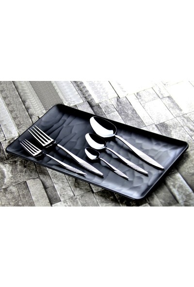 Gökdil Salkım 36 Parça 6 Kişilik Çatal Kaşık Bıçak Takımı