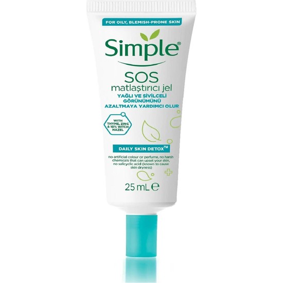 Simple Matlaştırıcı Jel Anti Shine 25 ml Fiyatı