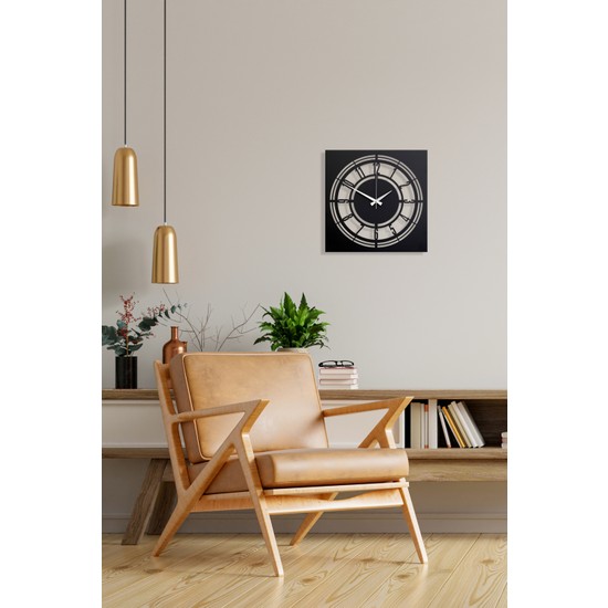 Emores Metal Akar Saniye Sessiz Mekanizma Dekoratif Duvar Fiyatı