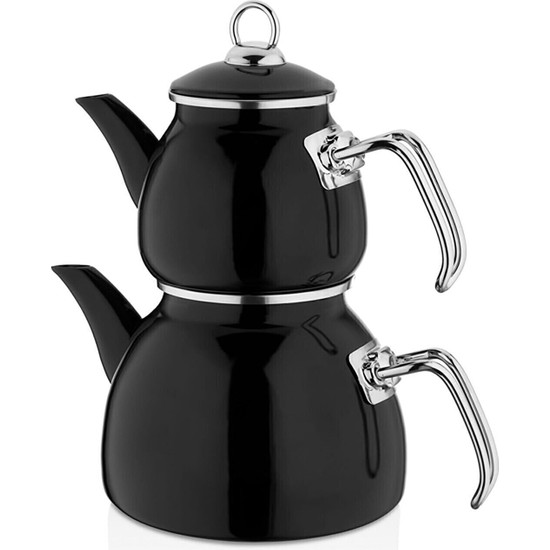 Asya Bazaar Emaye Siyah Çaydanlık Fiyatı - Taksit Seçenekleri