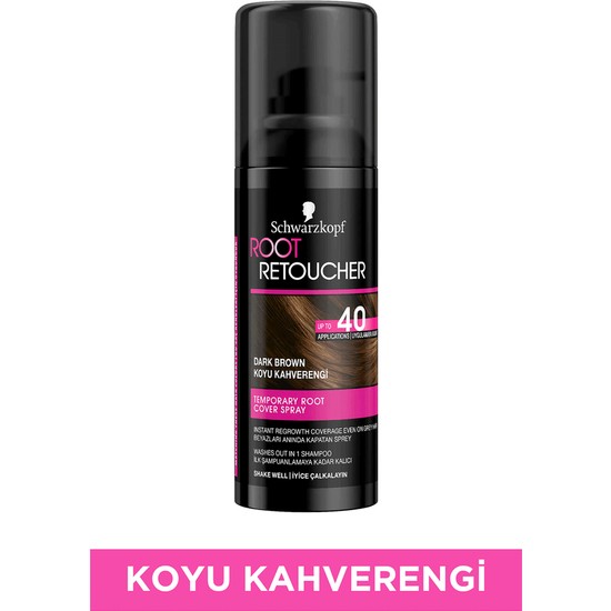 Root Retoucher Sprey Boya Koyu Kahverengi 120 Ml Fiyatı