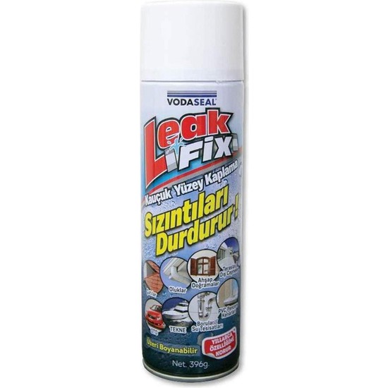 Badem10 Leak Fix Su Sızdırmaz Sprey Beyaz 396 gr +Akfix A104 Etiket ...